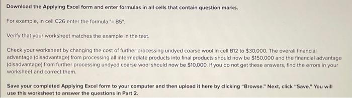 Solved Please show cell formulas used to get the answer. | Chegg.com