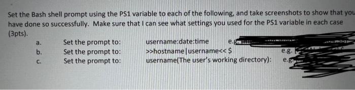 Solved 4. The hostname and current directory are displayed | Chegg.com