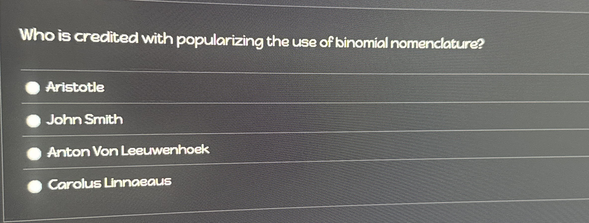 Solved Who is credited with popularizing the use of binomial | Chegg.com