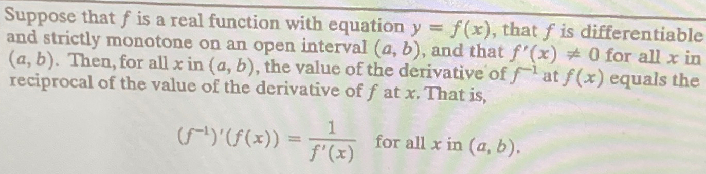 Solved Suppose that f ﻿is a real function with equation | Chegg.com