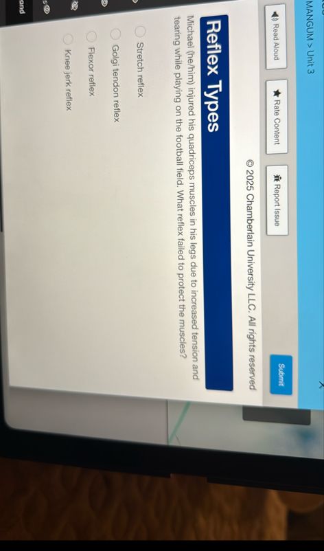 Solved MANGUM > ﻿Unit 32025 ﻿Chamberlain University LLC. | Chegg.com