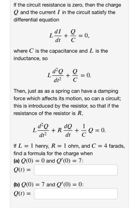 Solved 1 Point This Problem Concerns The Electric Circuit