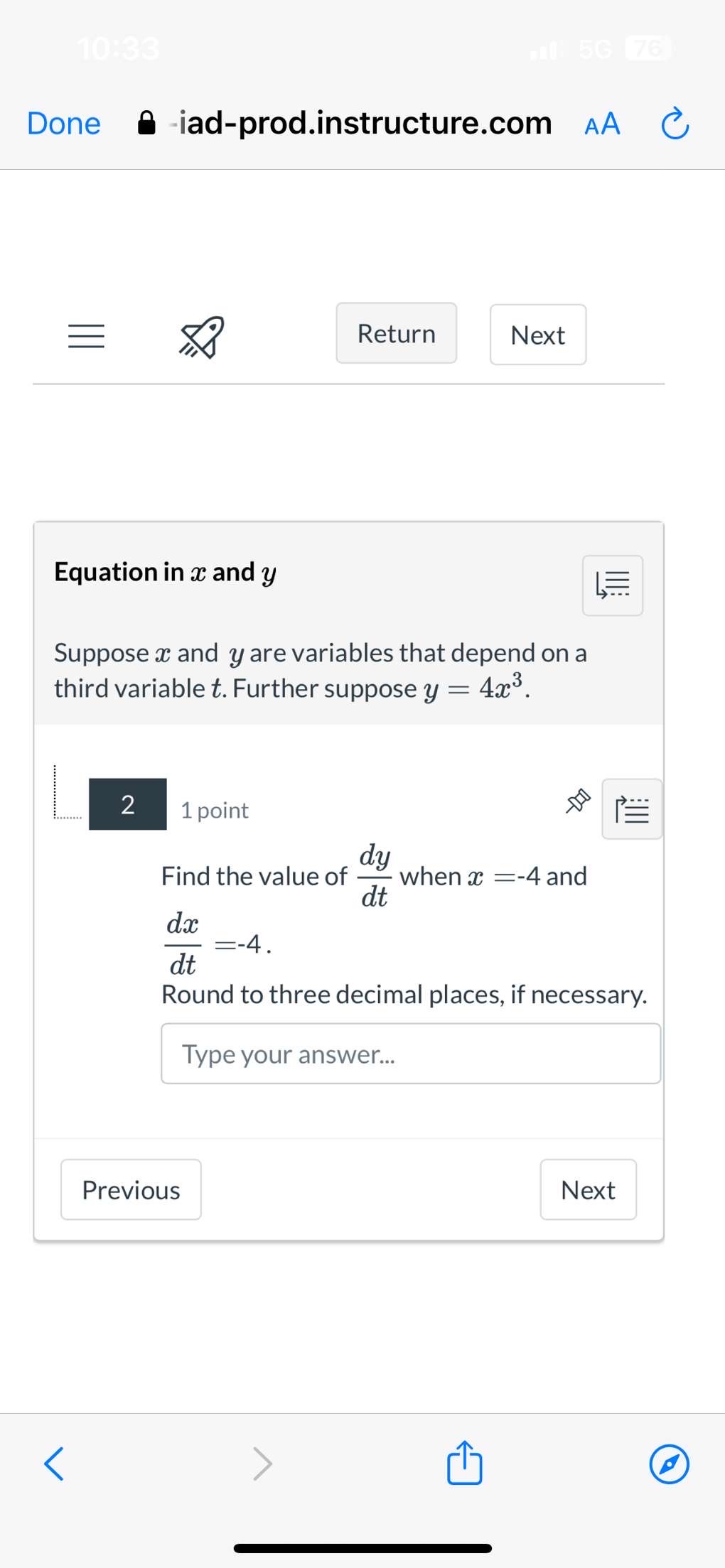 Solved Doneiad-prod.instructure.comAAEquation in x ﻿and | Chegg.com