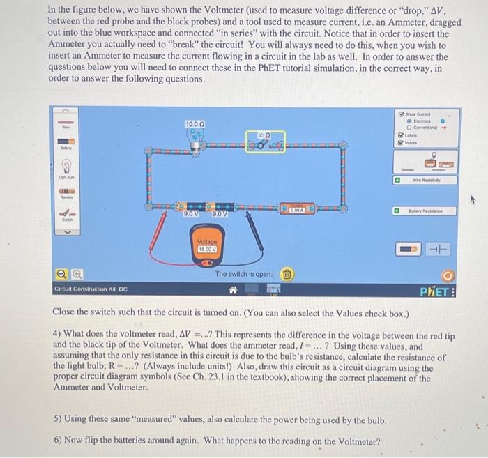 Solved In the figure below, we have shown the Voltmeter | Chegg.com