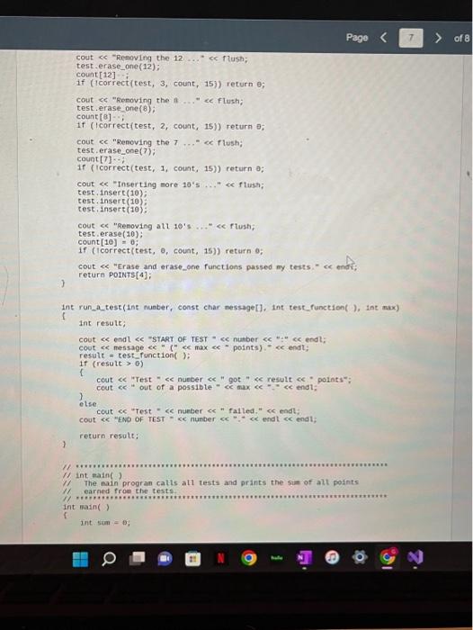 Solved Chapter 10 - Programming Project 6 The Bag Class with | Chegg.com