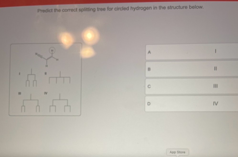 Predict the correct splitting tree for circled | Chegg.com