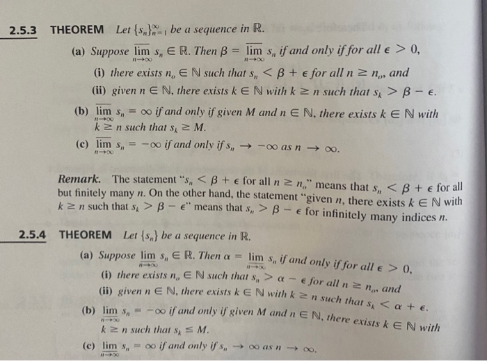 Solved (1) Prove Theorem 2.5.4 directly from definitions, | Chegg.com