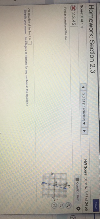 Solved Save Homework Section 2 3 Score 0 Of 1 Pt 3 Of 24