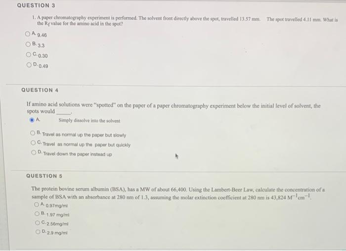 Solved Help!! Can you please answer number 3 and 5 of the | Chegg.com