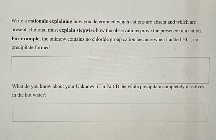 Solved Please I need help:Write a rationale explaining how | Chegg.com