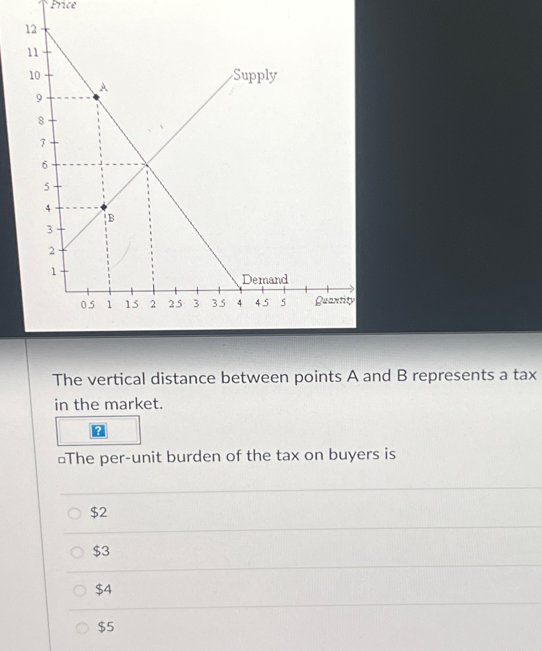 Solved The vertical distance between points A and B | Chegg.com