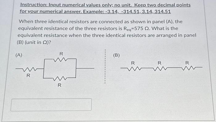 Solved Instruction Input Numerical Values Only No Unit