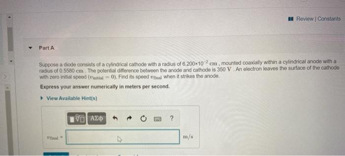 Solved An Electron in a Diode Before the advent of | Chegg.com
