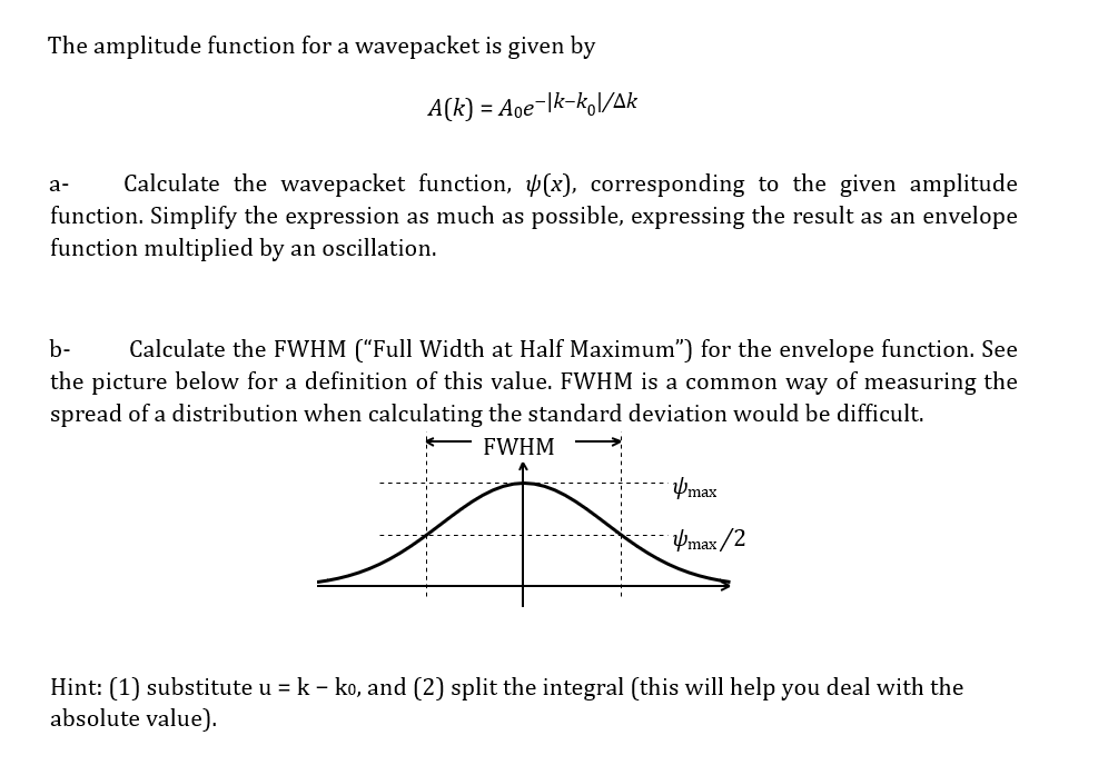 Solved A modern physics question attached. Please solve | Chegg.com
