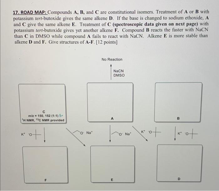 Solved Compounds A, B, and C are constitutional isomers. | Chegg.com