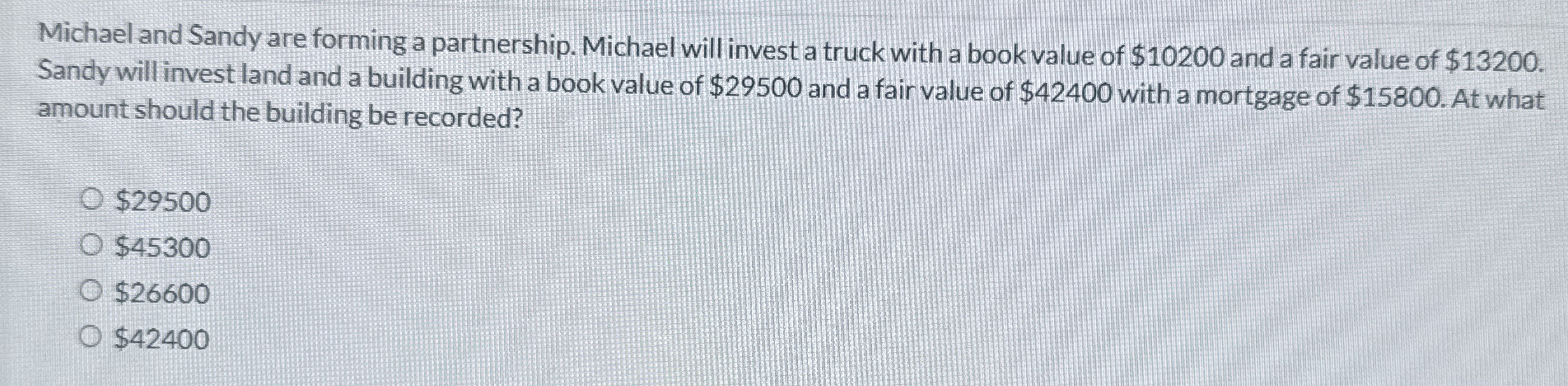 Solved Michael and Sandy are forming a partnership. Michael | Chegg.com