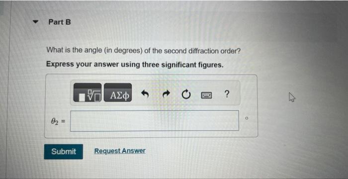 Solved A 3 6 Cm Wide Diffraction Grating Has 2100 Alits It