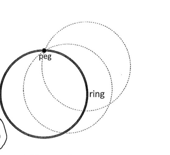 Solved A large ring of mass 6 ﻿kg and radius 80 ﻿cm rotates | Chegg.com