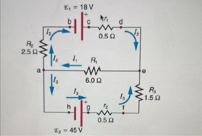 Solved Apply the loop rule to loop aedcba in the figure | Chegg.com