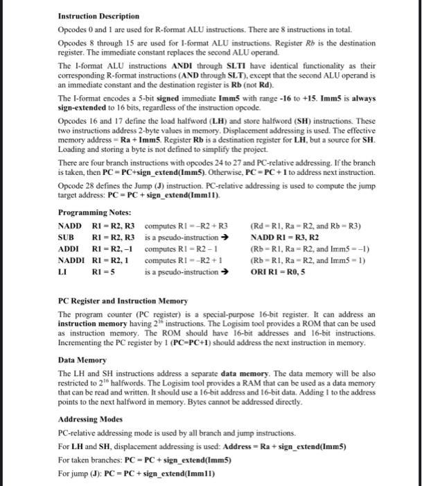 Solved Objectives: - Designing a Single-Cycle Processor with | Chegg.com