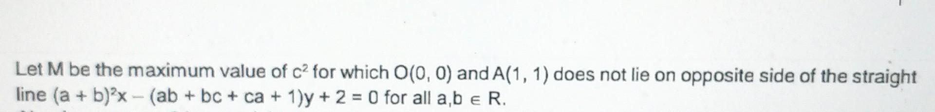Solved Let M be the maximum value of c2 for which O(0,0) and | Chegg.com
