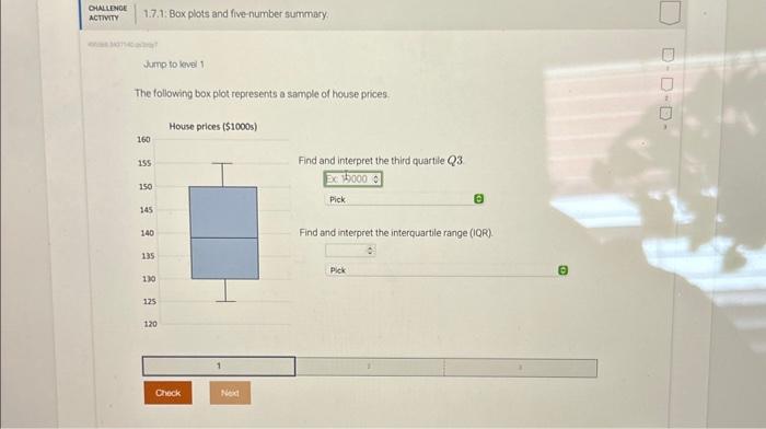 Solved The following boxplot represents a sample of house | Chegg.com