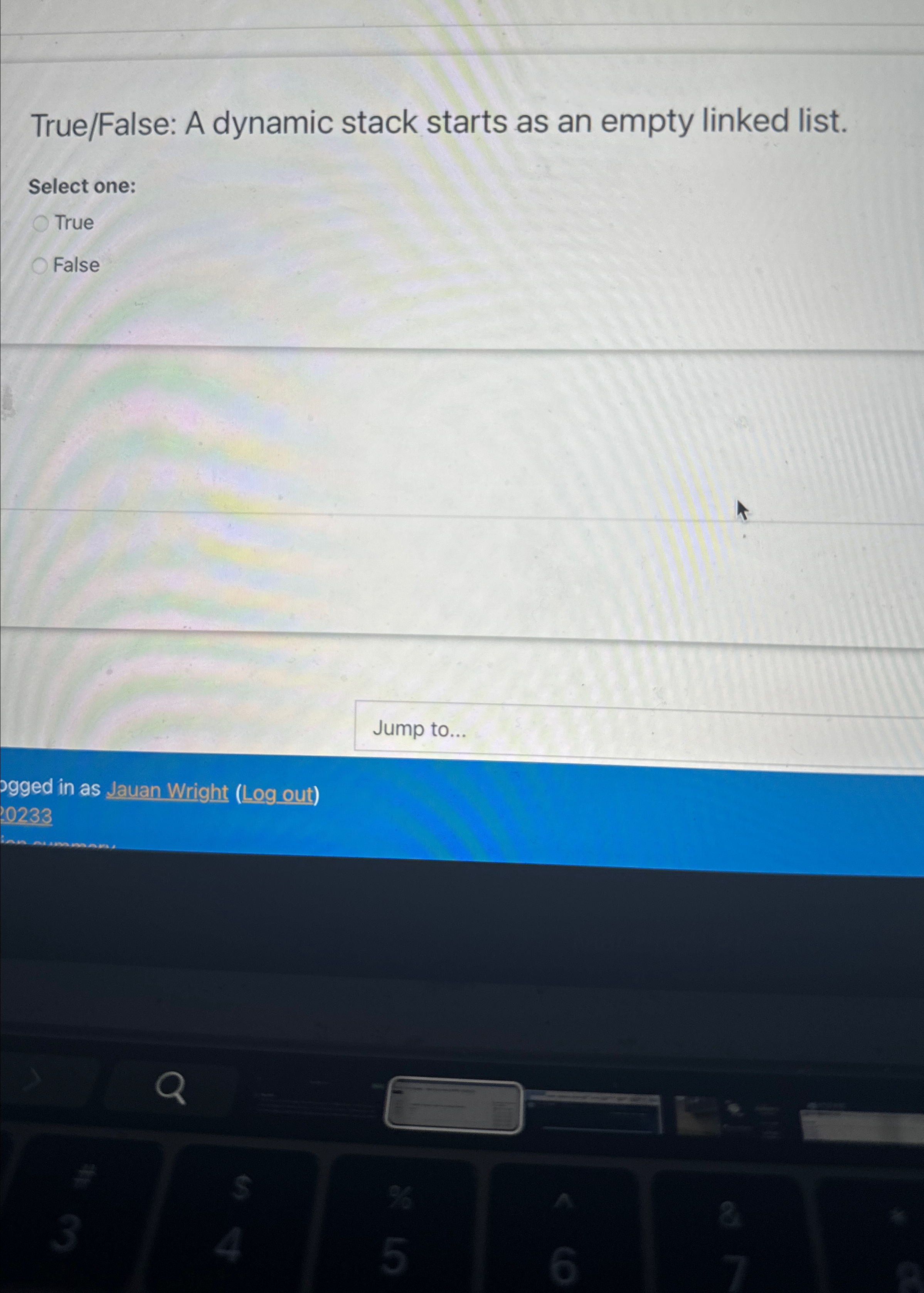 Solved True/False: A dynamic stack starts as an empty linked | Chegg.com