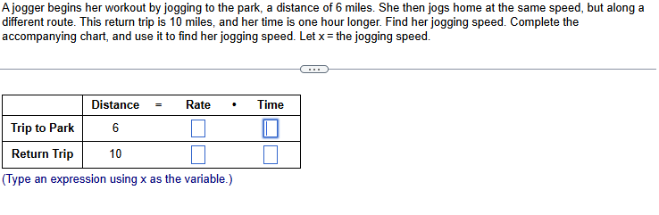 A jogger begins her workout by jogging to the park, a | Chegg.com