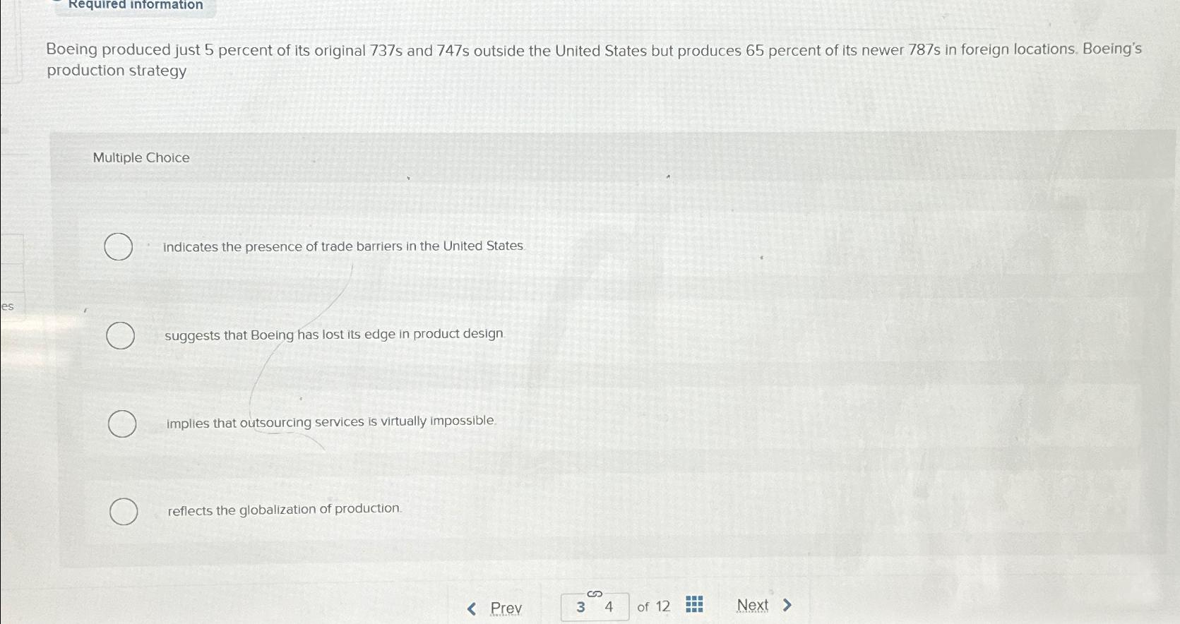 Solved Boeing produced just 5 ﻿percent of its original 737s | Chegg.com