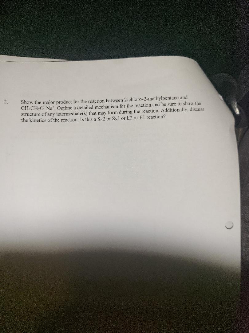 Solved Show the major product for the reaction between | Chegg.com
