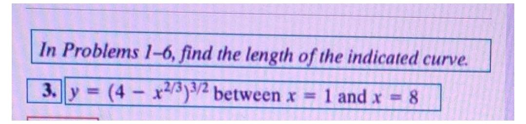 Solved In Problems 1-6, find the length of the indicated | Chegg.com