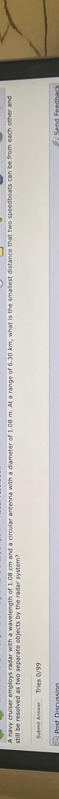 Solved still be resolved as two separate objects by the | Chegg.com