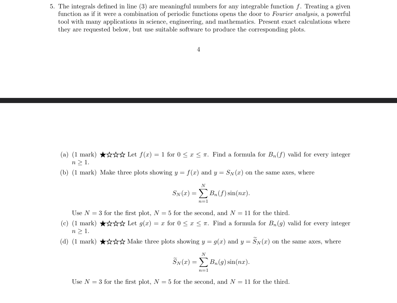 Solved The integrals defined in line (3) ﻿are meaningful | Chegg.com