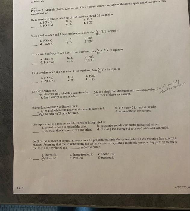 Solved Problem 1. Multiple cholce. Assume that X is a | Chegg.com Solved Problem 1. Multiple cholce. Assume that X is a | Chegg.com