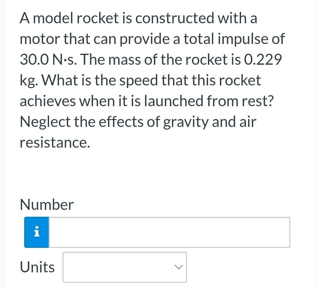 Solved A model rocket is constructed with a motor that can | Chegg.com