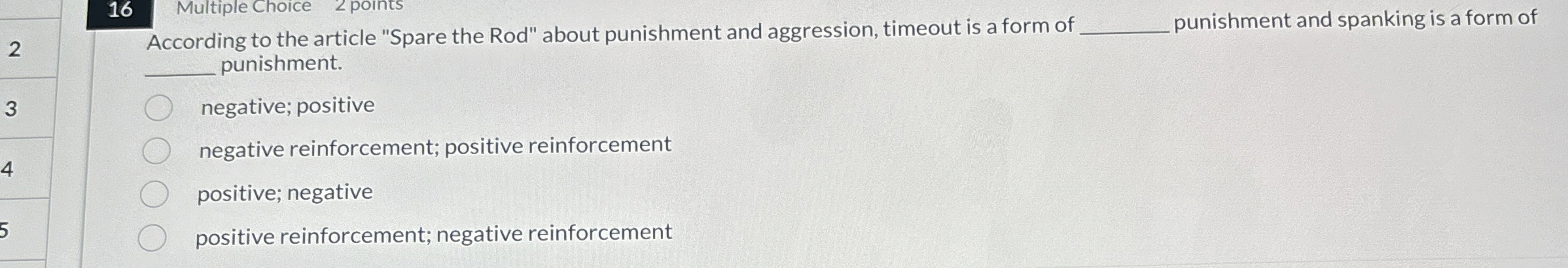 Solved 16 ﻿Multiple Choice2 ﻿pointsAccording to the article | Chegg.com