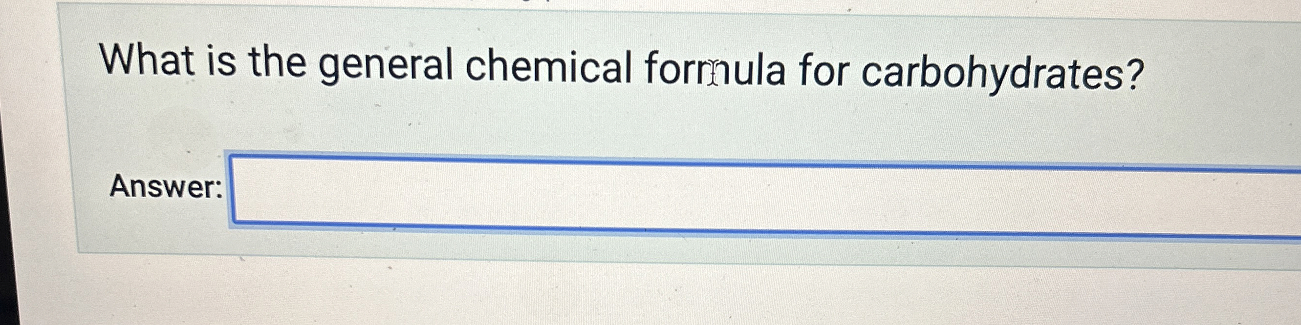 Solved What is the general chemical formula for | Chegg.com