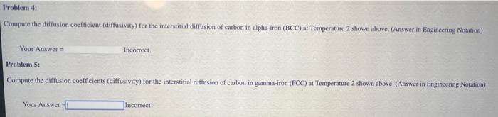 Solved Compute the diffusion coeffcient (diffusivity) for | Chegg.com
