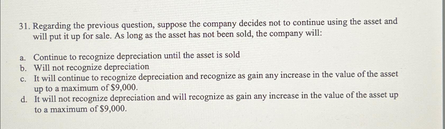 Solved Regarding the previous question, suppose the company | Chegg.com