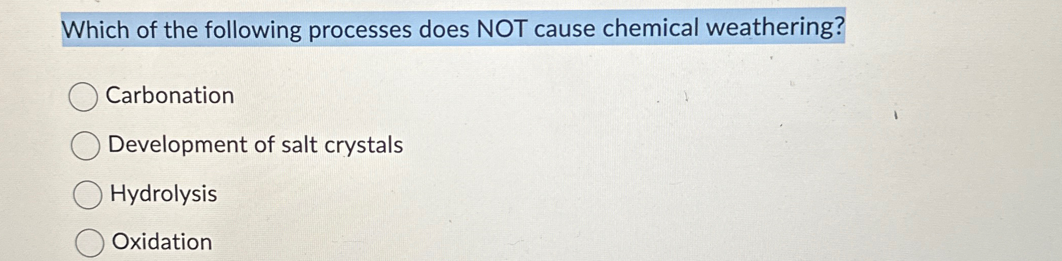 Solved Which of the following processes does NOT cause | Chegg.com