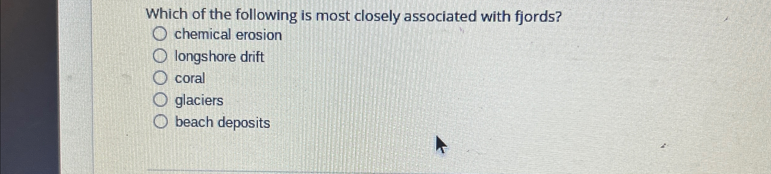 Solved Which of the following is most closely associated | Chegg.com