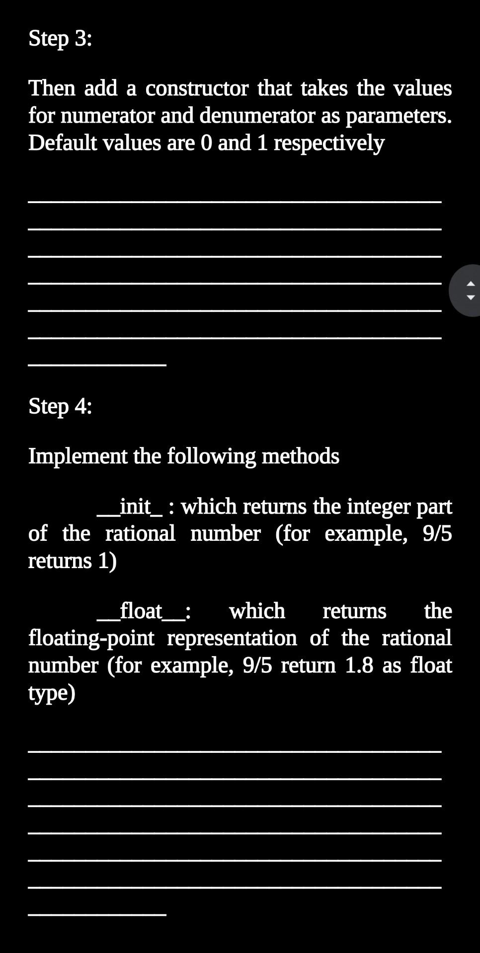 Solved Exercises 1: A rational number has a numerator and a | Chegg.com