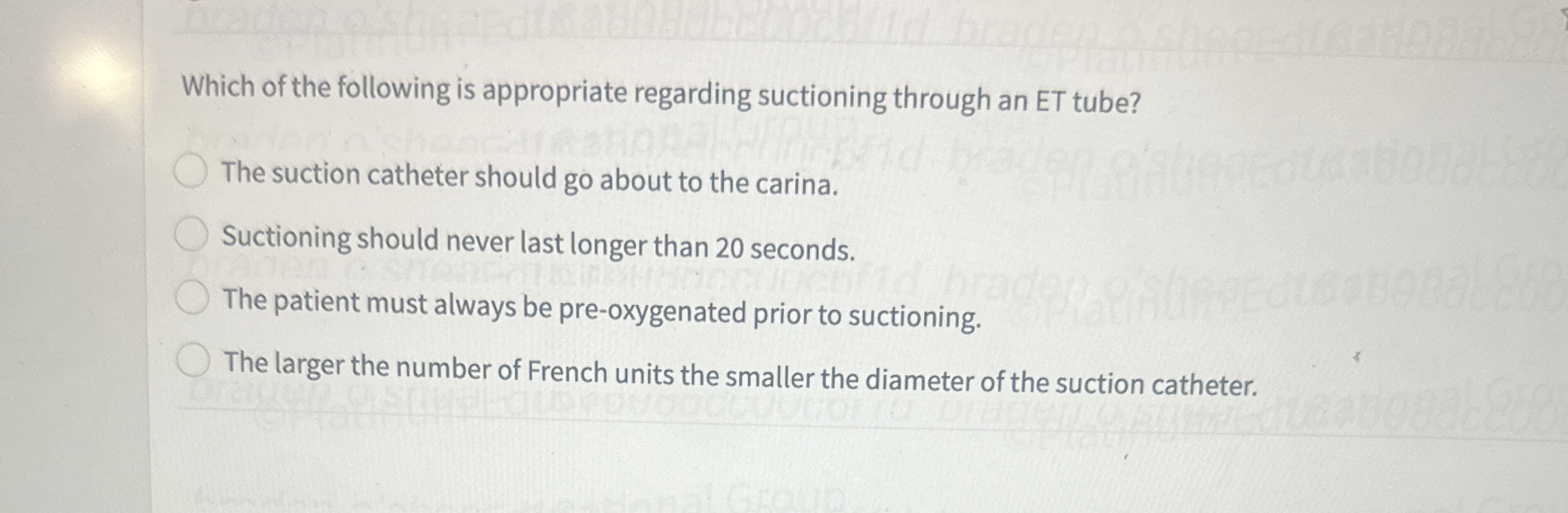 Solved Which of the following is appropriate regarding | Chegg.com