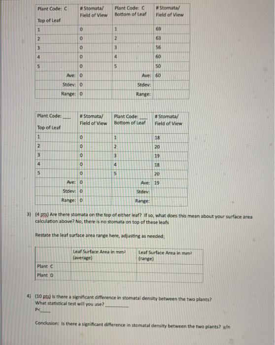 Solved need help with finding stdev and ranges as well as | Chegg.com