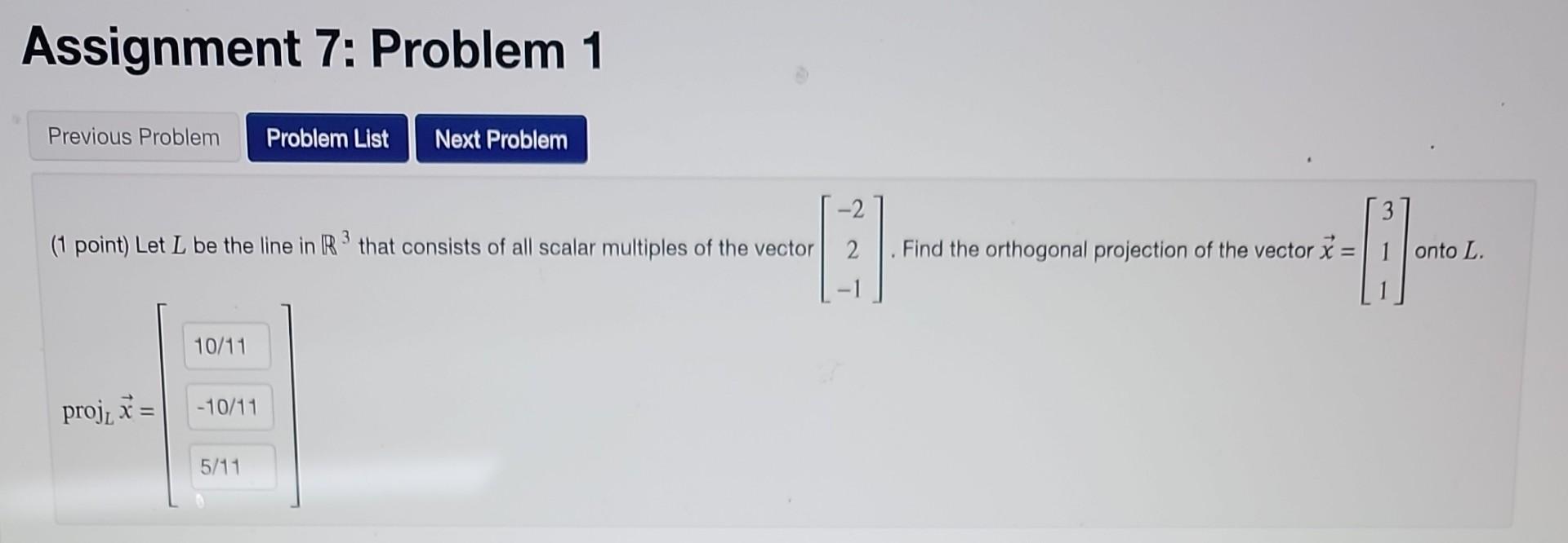 Solved (1 point) Let L be the line in R3 that consists of | Chegg.com