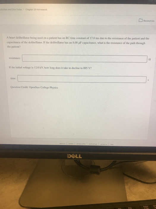 Solved vities and Due Dates Chapter 18 Homework Resources A | Chegg.com Solved vities and Due Dates Chapter 18 Homework Resources A | Chegg.com