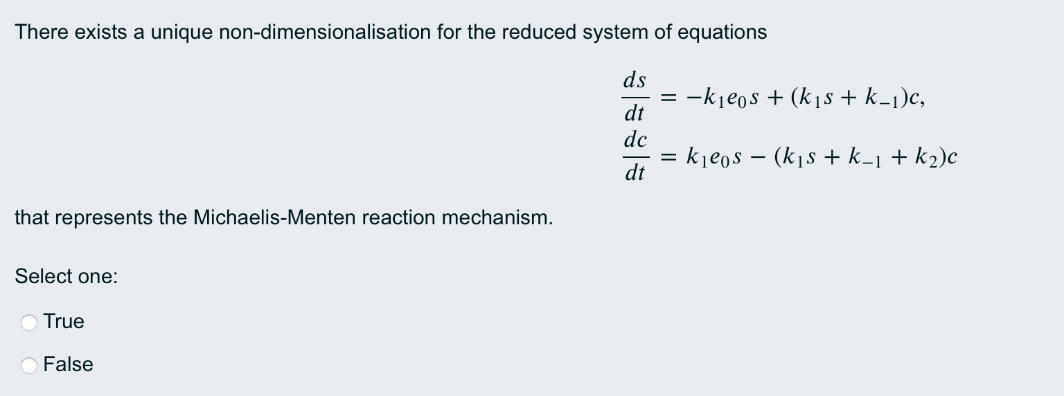 Solved There exists a unique non-dimensionalisation for the | Chegg.com