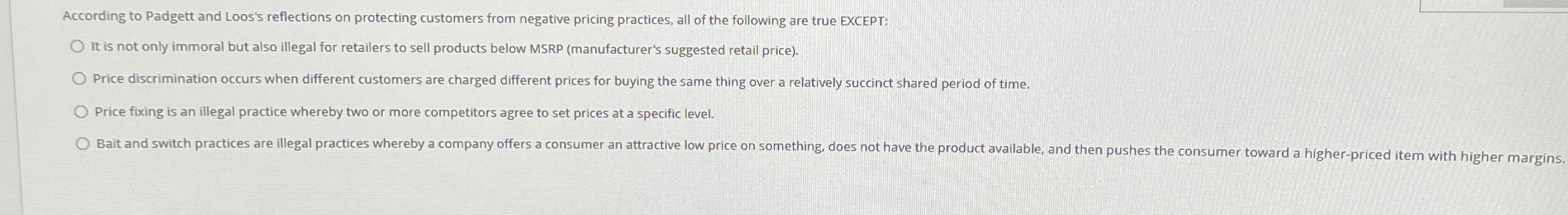Solved According to Padgett and Loos's reflections on | Chegg.com