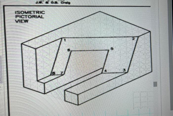 Solved ISOMETRIC PICTORLAL ทีะN | Chegg.com