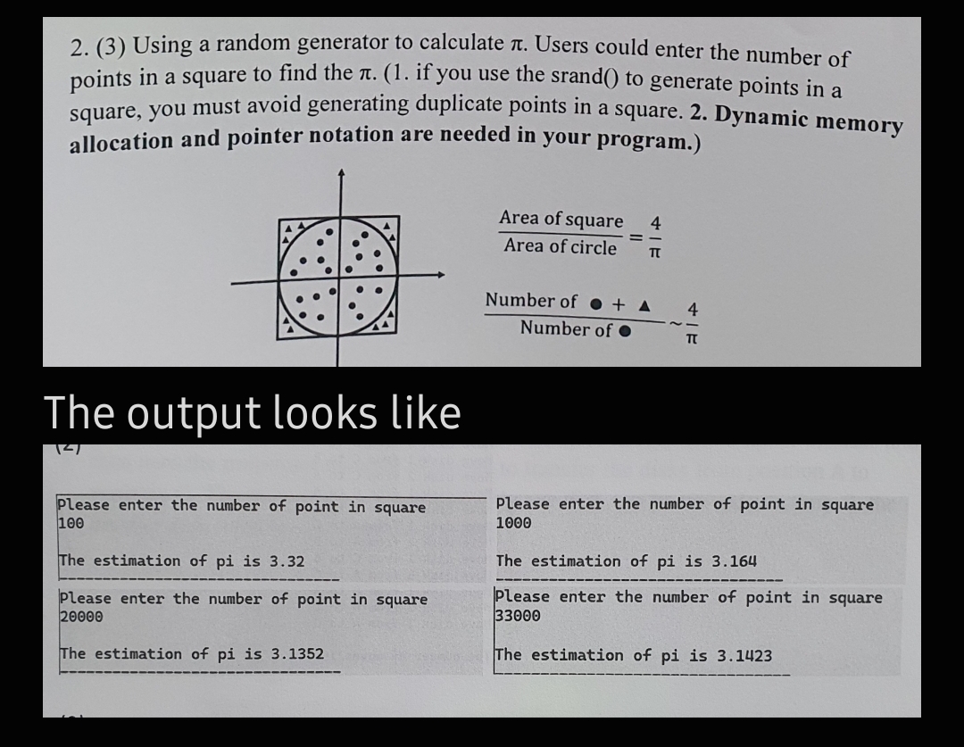 Solved computer science Dev C++ ﻿(3) ﻿Using a random | Chegg.com